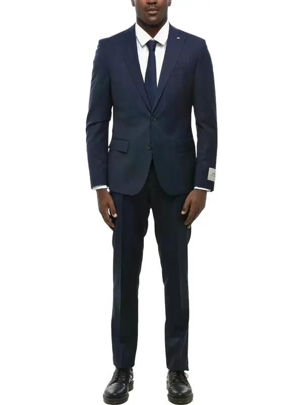 Corneliani Pinstripe Virgin-wool Suit - Blue
