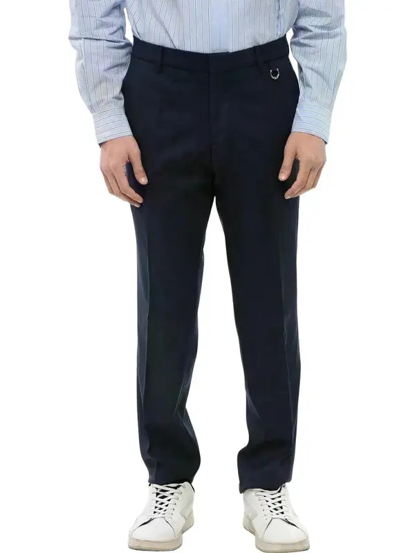 John Richmond Logo Charm Straight-leg Trousers - Blue