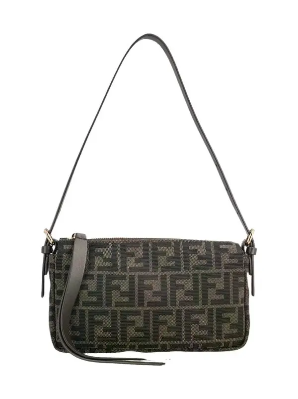 Fendi Zucca Jacquard Fabric Bag - Brown