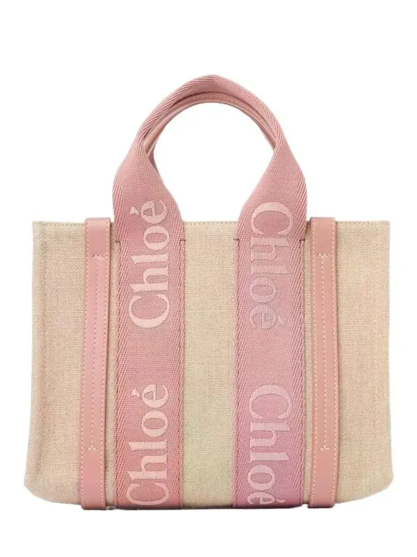 Chloé Woody Small Tote Bag - Neutrals