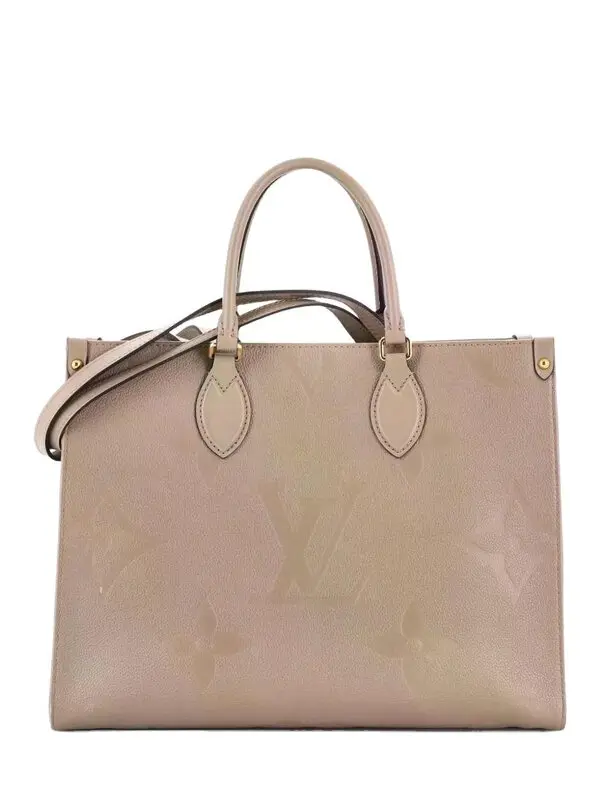LOUIS VUITTON Onthego Monogram Empreinte Giant Mm Tote Bag - Neutrals