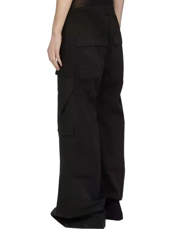 Rick Owens Drawstring-waist Cargo Pants - Black