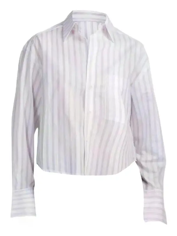 CISSA The Belle Striped Shirt - Purple