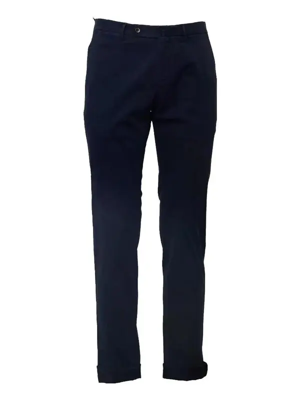 PT TORINO Slim-fit Gabardine Trousers - Blue