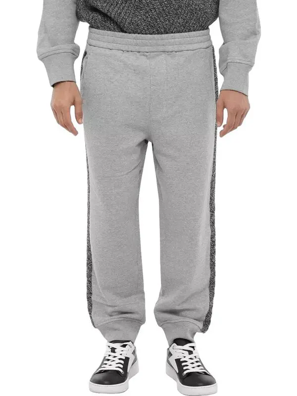 Neil Barrett Loose-fit Side-stripe Track Pants - Grey
