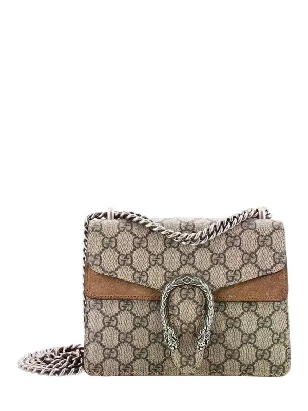 Gucci Dionysus Gg Coated Canvas Mini Crossbody Bag - Brown