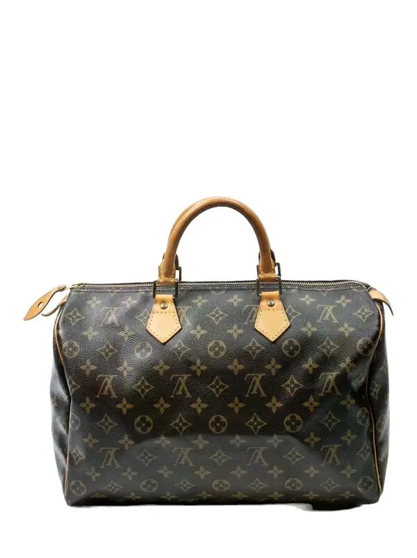 LOUIS VUITTON Speedy 35 Monogram Handbag - Brown