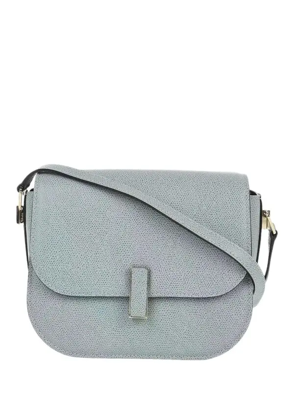 VALEXTRA Leather Shoulder Bag - Blue