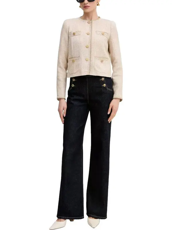 Luisa Spagnoli Vasari Bouclé Jacket - Neutrals