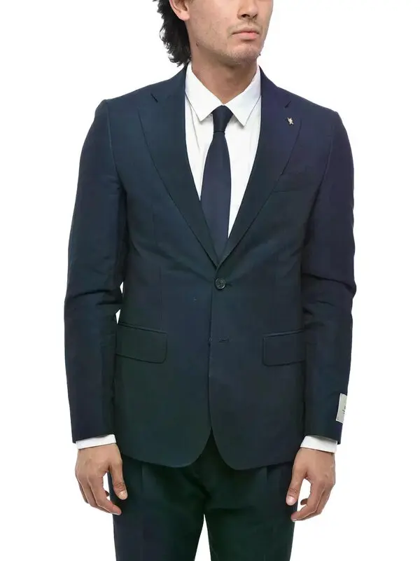 Corneliani Single-breasted Notch-lapel Suit - Blue