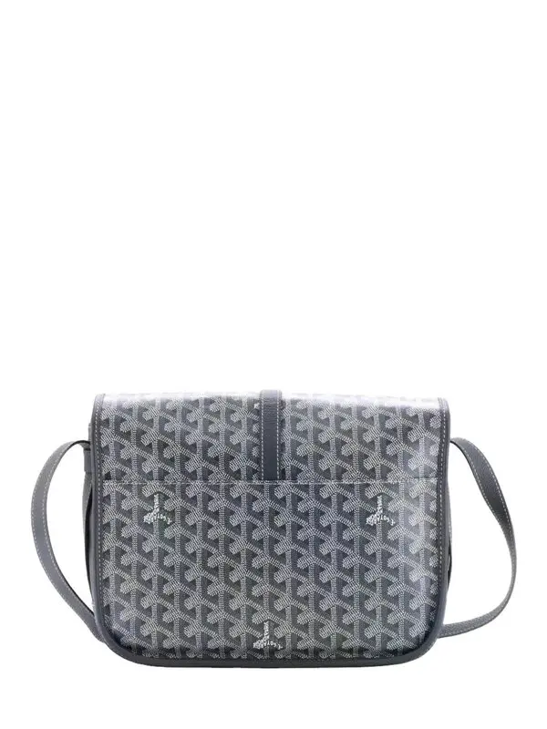 Goyard Belvedere Ii Messenger Bag Coated Canvas Mm - Grey