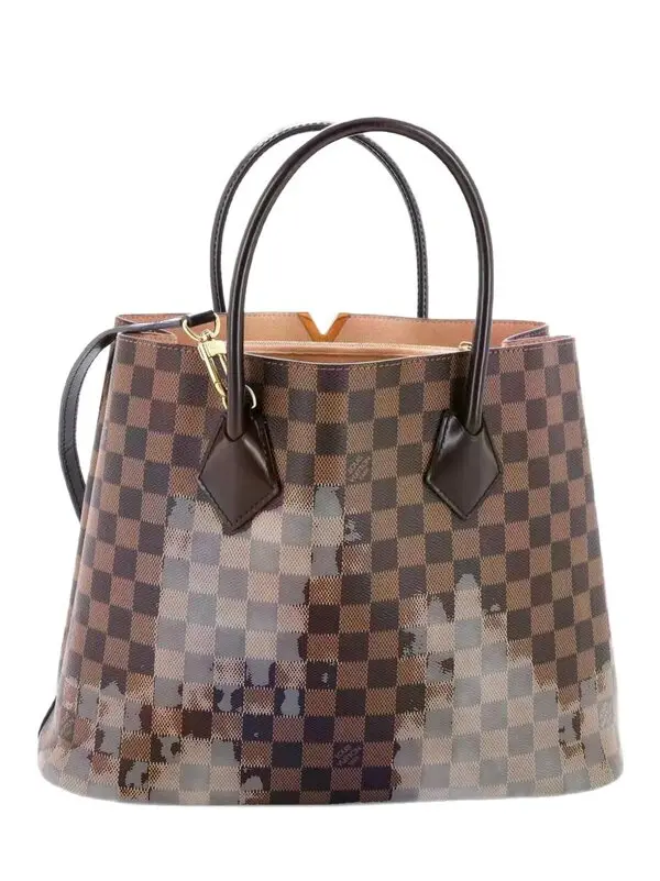 LOUIS VUITTON Kensington Damier Tote Bag - Brown