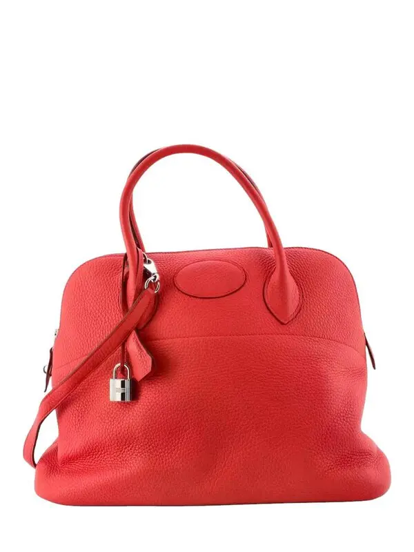 Hermès Bolide Clemence 35 Satchel - Pink