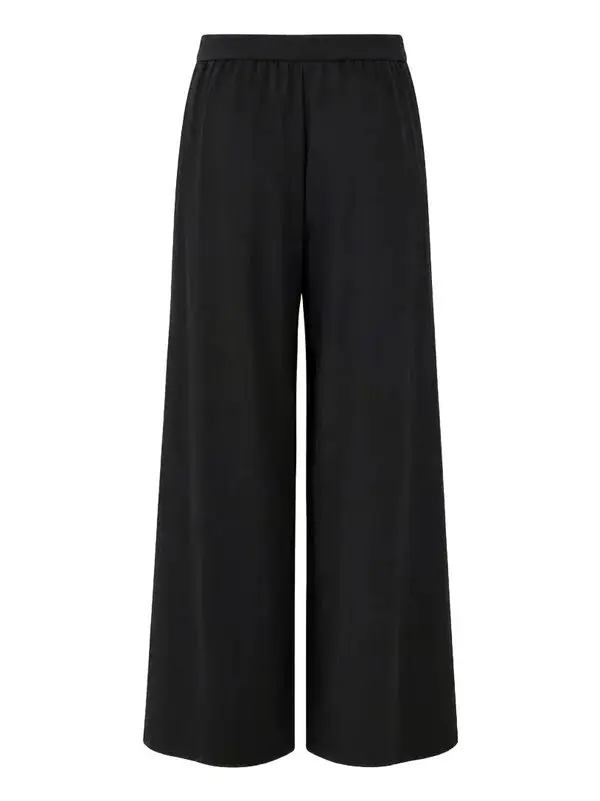 Dusan Pleated Palazzo Pants - Black
