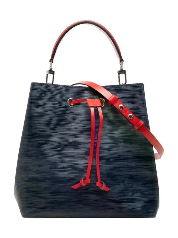 LOUIS VUITTON Epi Neonoe Mm Bucket Bag - Blue