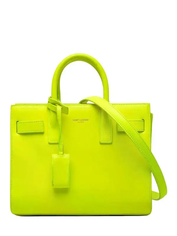 Saint Laurent Nano Sac De Jour Satchel - Yellow