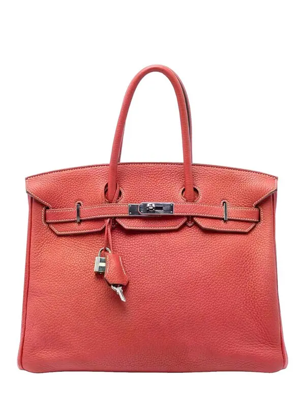 Hermès Birkin 35 Handbag - Red