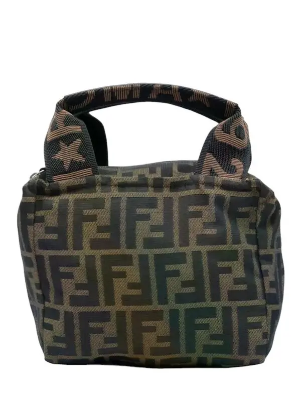 Fendi 20th Century Mini Zucca Canvas Handbag - Brown