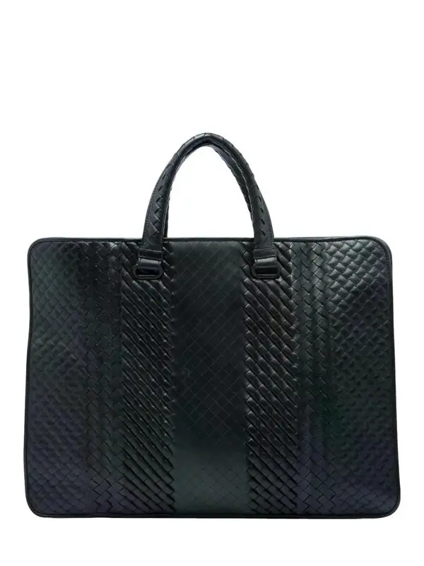 Bottega Veneta Nappa Intrecciato Briefcase - Black