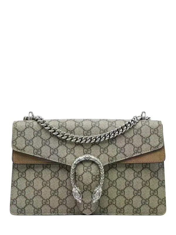 Gucci Gg Supreme Dionysus Shoulder Bag - Neutrals