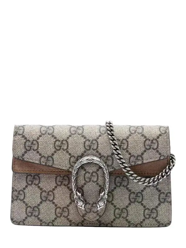 Gucci Mini Gg Supreme Dionysus Crossbody Bag - Neutrals