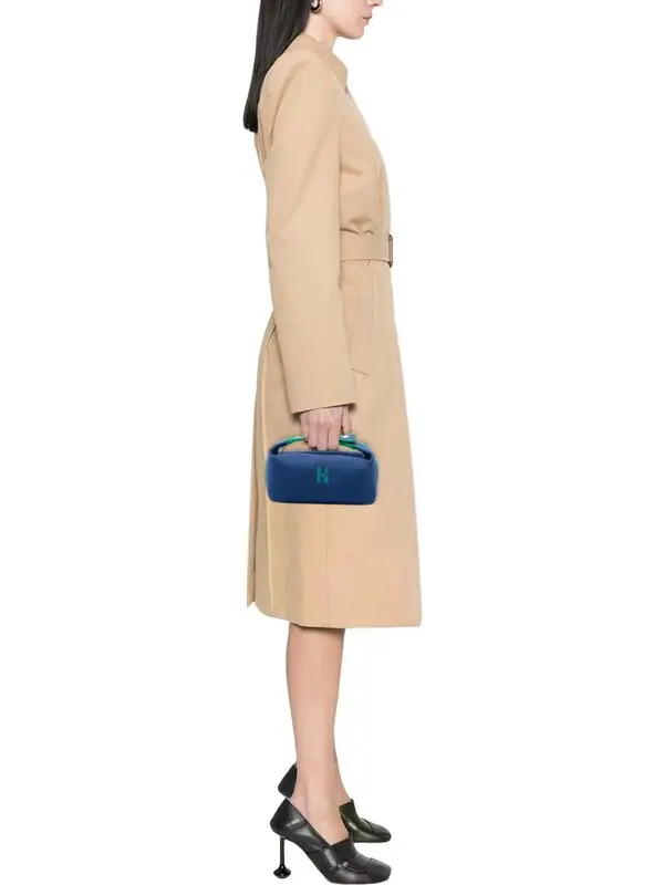 Hermès Toile Bride A Brac Case Vanity Bag - Blue