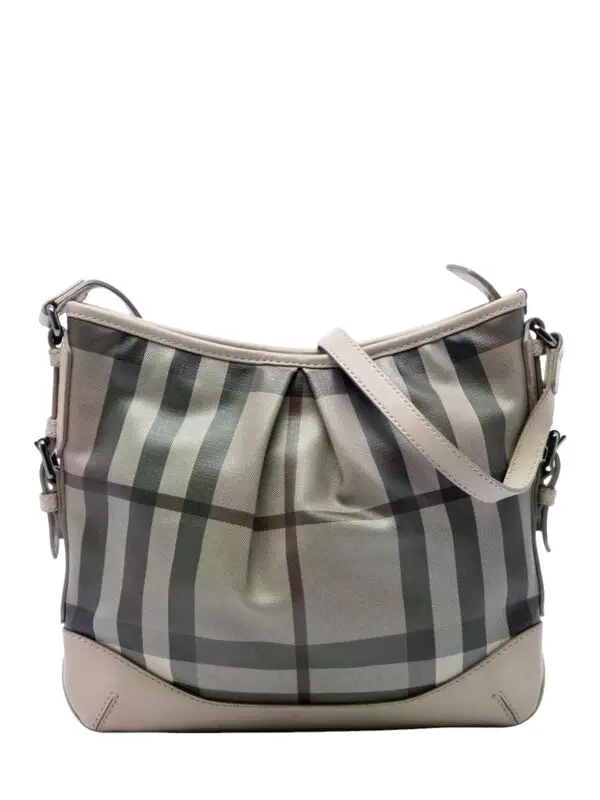 Burberry Coated Canvas Crossbody Bag - Grey
