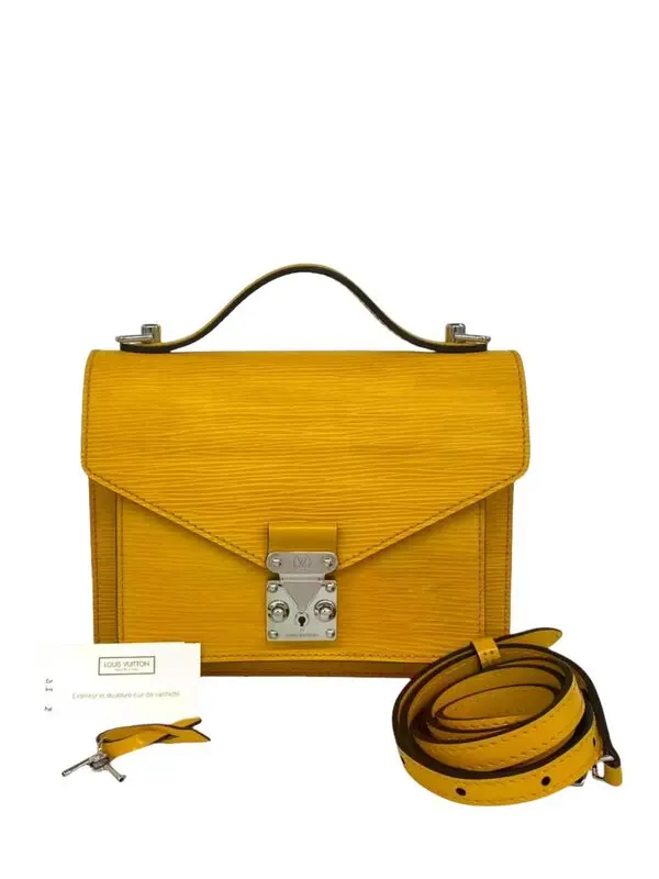LOUIS VUITTON Epi Monceau Bb Satchel - Yellow