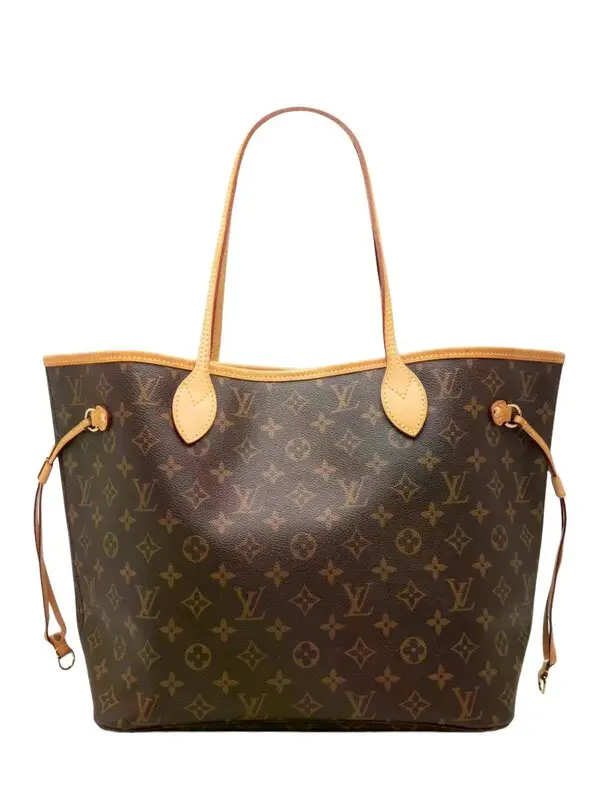 LOUIS VUITTON Monogram Neverfull Mm Tote Bag - Brown