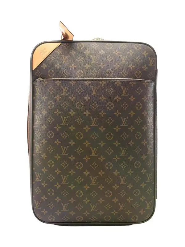 LOUIS VUITTON Monogram Pegase 55 Travel Bag - Brown