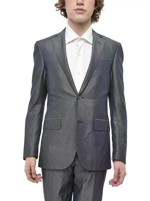 Corneliani Academy Flap-pocket Suit - Grey