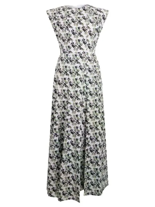 Philosophy Di Lorenzo Serafini Floral Print Sleeveless Maxi Dress - White
