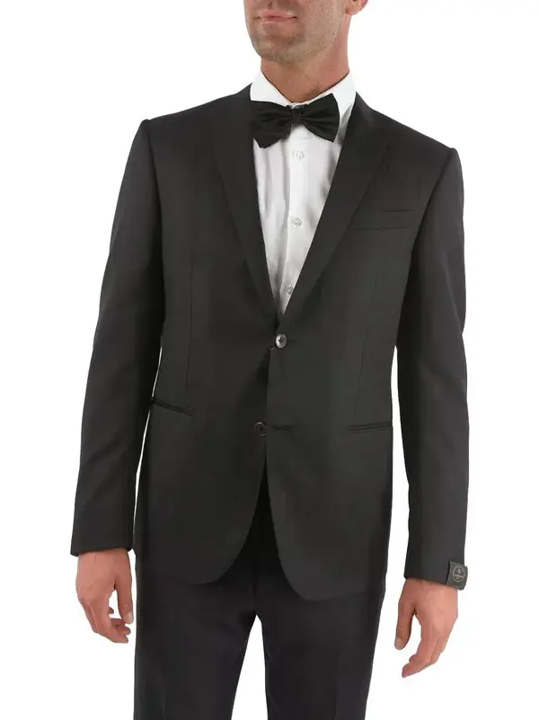 Corneliani Peak-lapel Three-piece Suit - Black