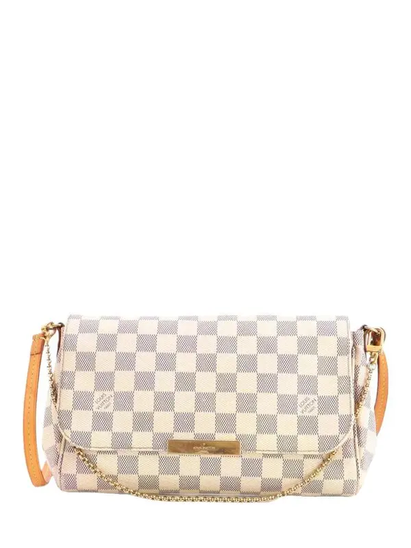 LOUIS VUITTON Favorite Handbag Damier Mm Crossbody Bag - White