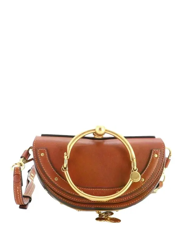 Chloé Nile Leather Mini Bag - Brown