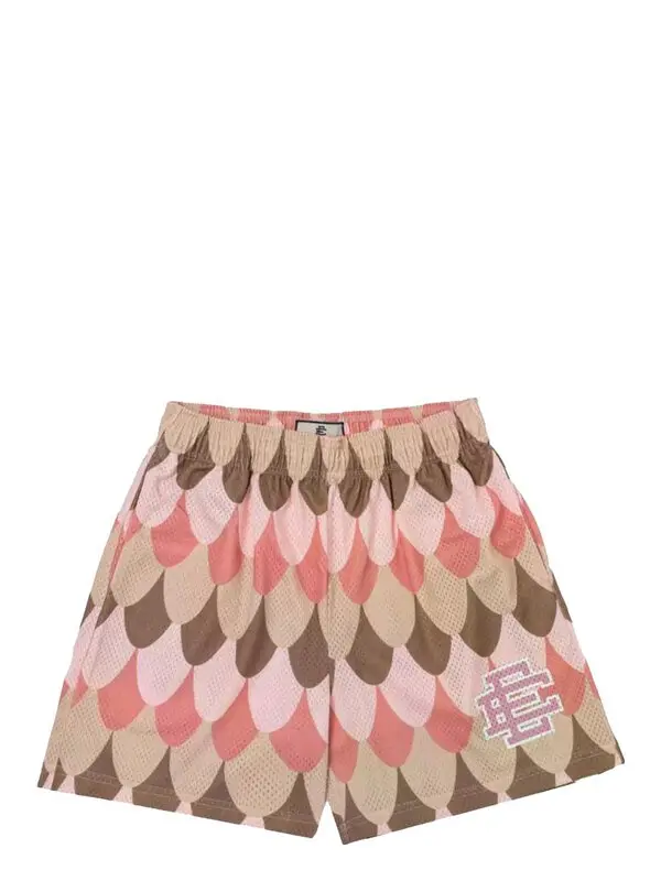 ERIC EMANUEL Graphic Print Track Shorts - Pink