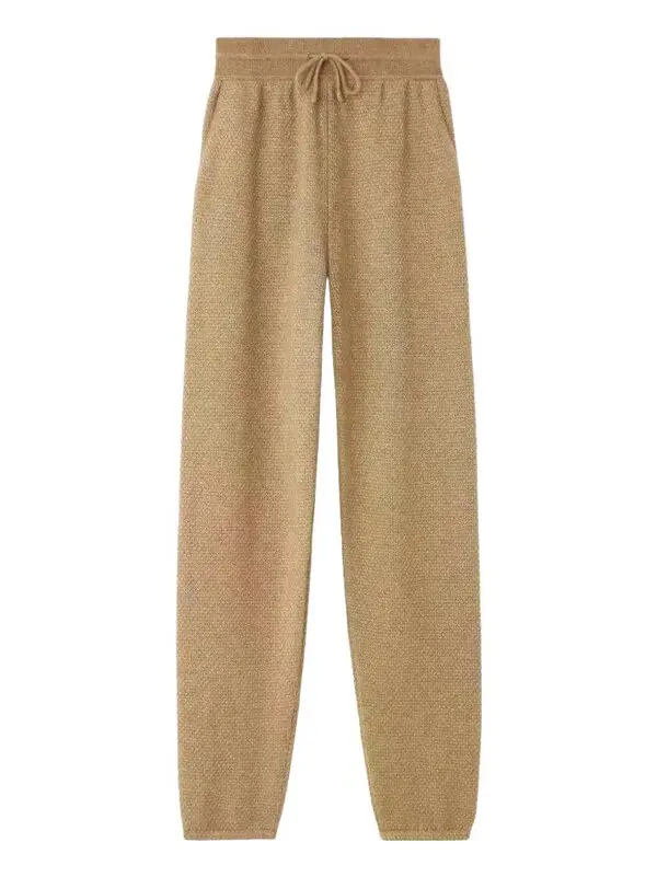 Loro Piana Textured Drawstring Track Pants - Neutrals