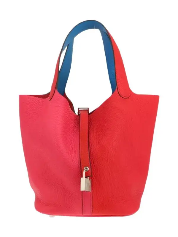 Hermès 2022 Picotin Casaque Tote Bag - Red