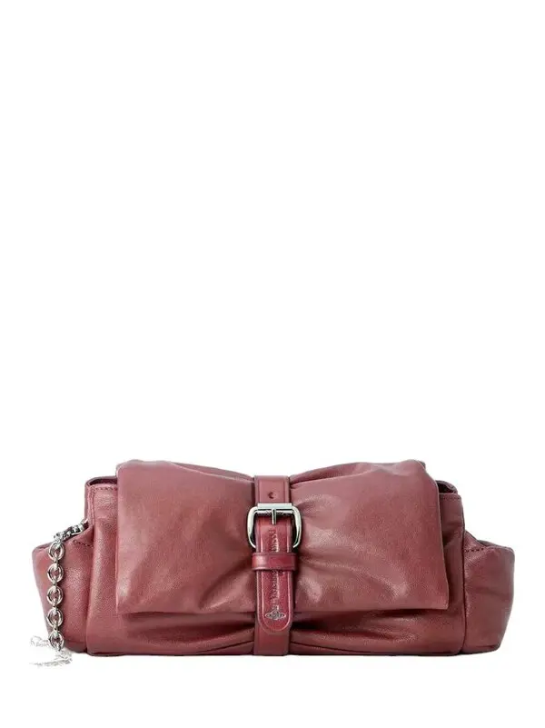 VIVIENNE WESTWOOD Hazel Treasure Clutch Bag - Red