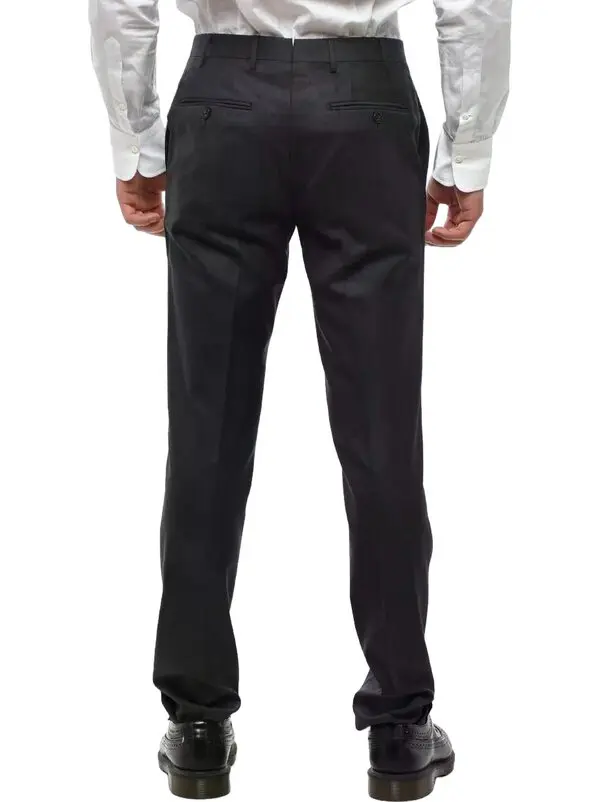 Corneliani Academy Pressed-crease Trousers - Grey