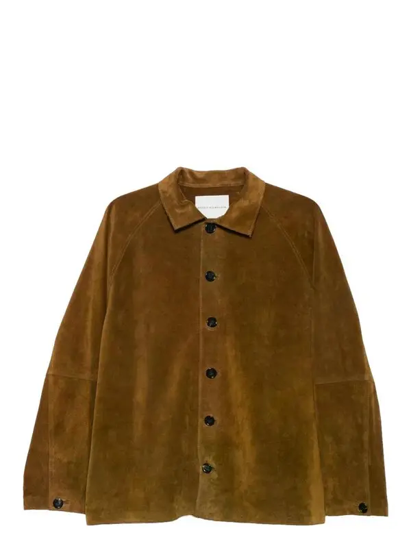 Studio Nicholson Suede Jacket - Brown