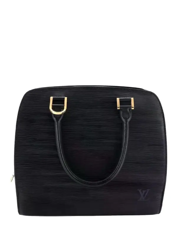 LOUIS VUITTON Epi Leather Pont Neuf Pm Satchel - Black