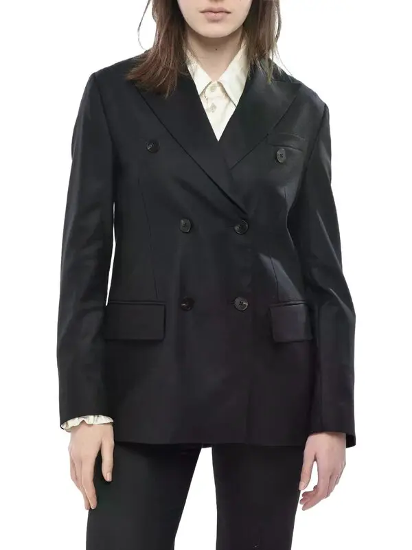 SLOWEAR Montedoro Double-breasted Blazer - Black