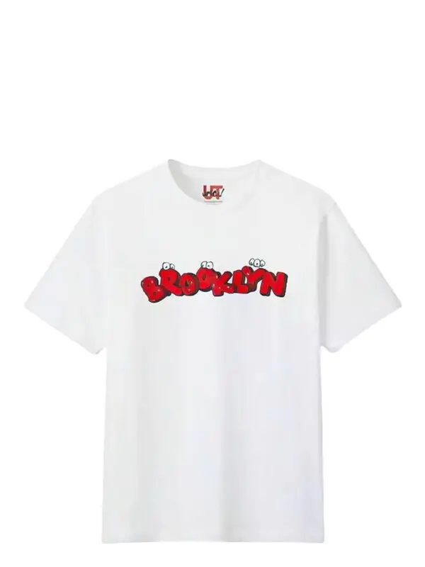 KAWS X Uniqlo Brooklyn-print T-shirt - White