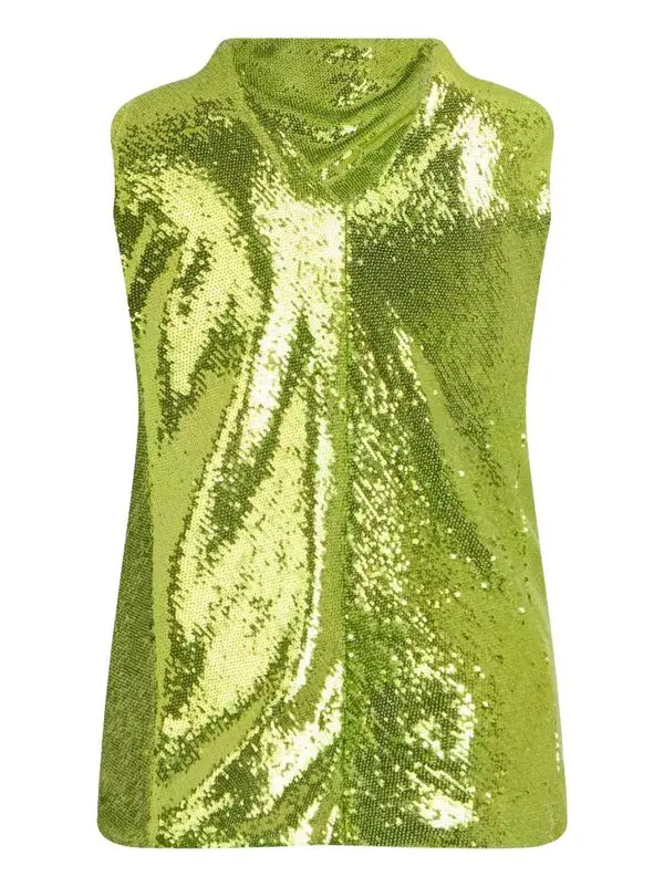 Philosophy Di Lorenzo Serafini Embellished Sleeveless Top - Green