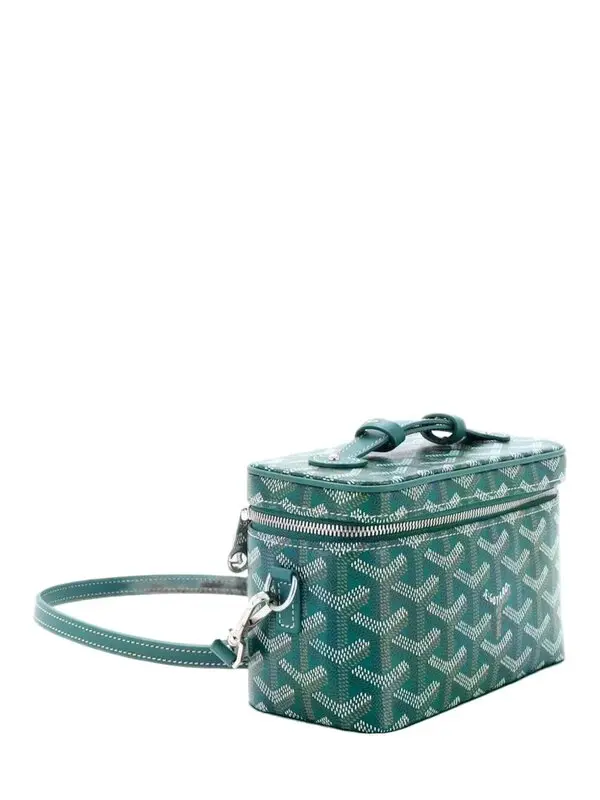 Goyard Muse Vanity Case Coated Canvas Mini Satchel - Green