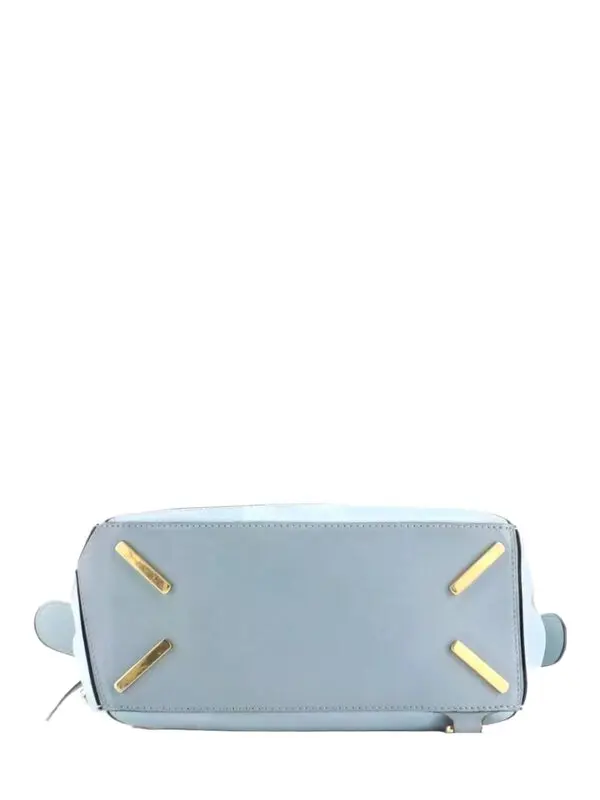 Loewe Puzzle Bag Leather Small Satchel - Blue