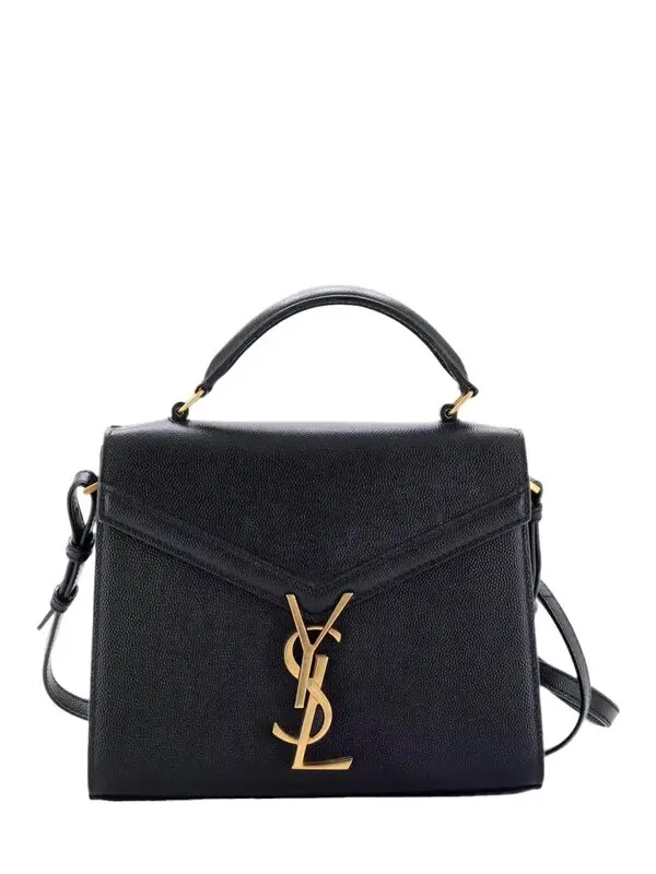 Saint Laurent Cassandra Mini Top Handle Bag - Black