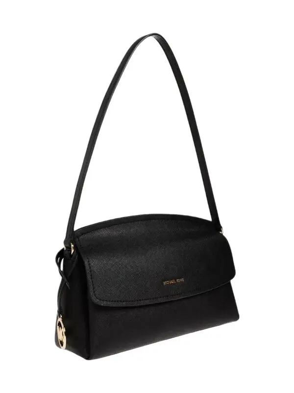 Michael Kors Landry Leather Shoulder Bag - Black