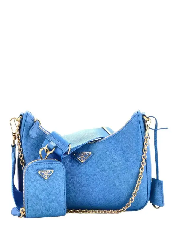 Prada Re-edition 2005 Shoulder Bag Saffiano Leather - Blue